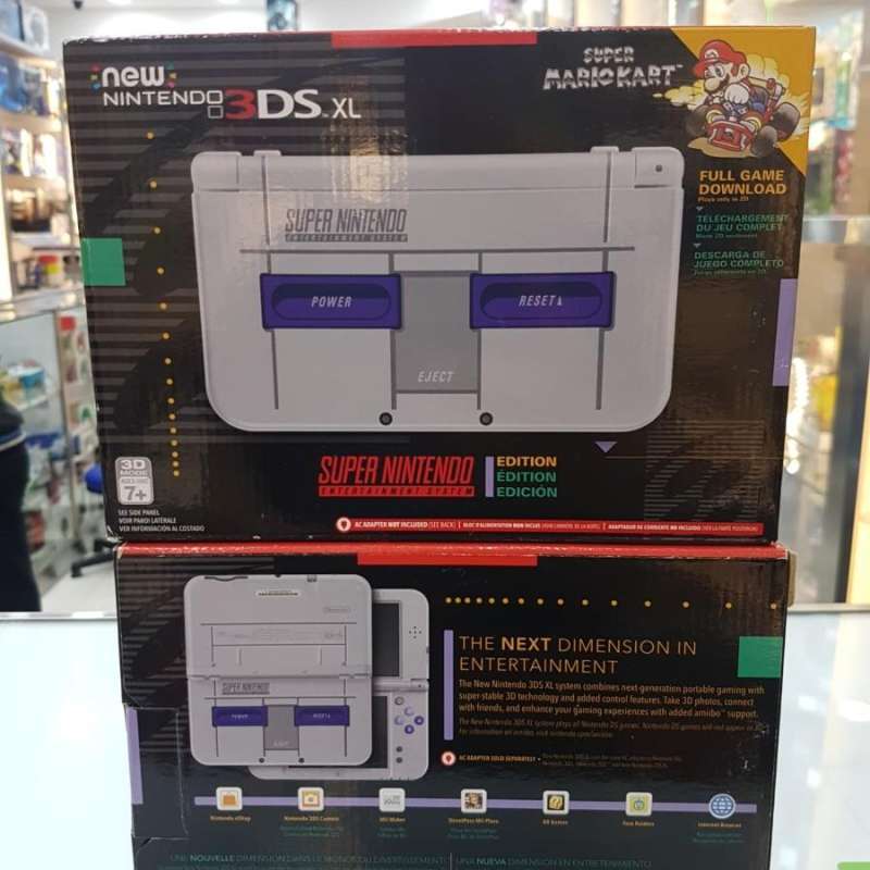 Jual 3ds xl new super nintendo edition + mario kart download game di Seller Terminal Game ...