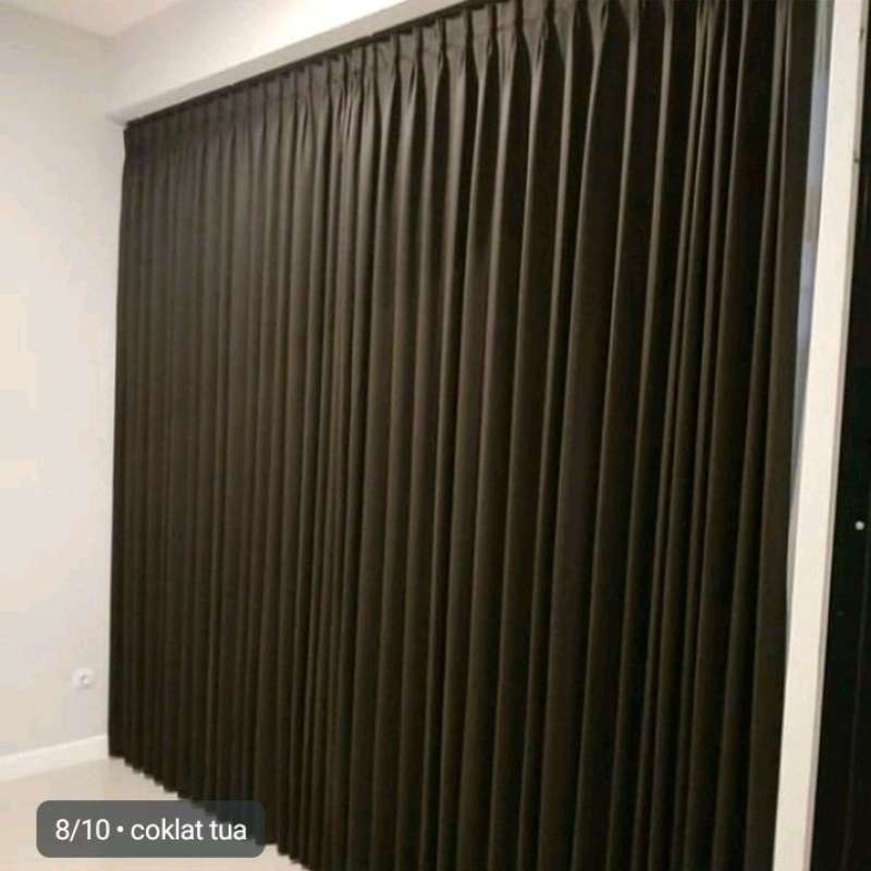 Promo Gorden Jendela Minimalis Blackout Import Serat Premium Model ...
