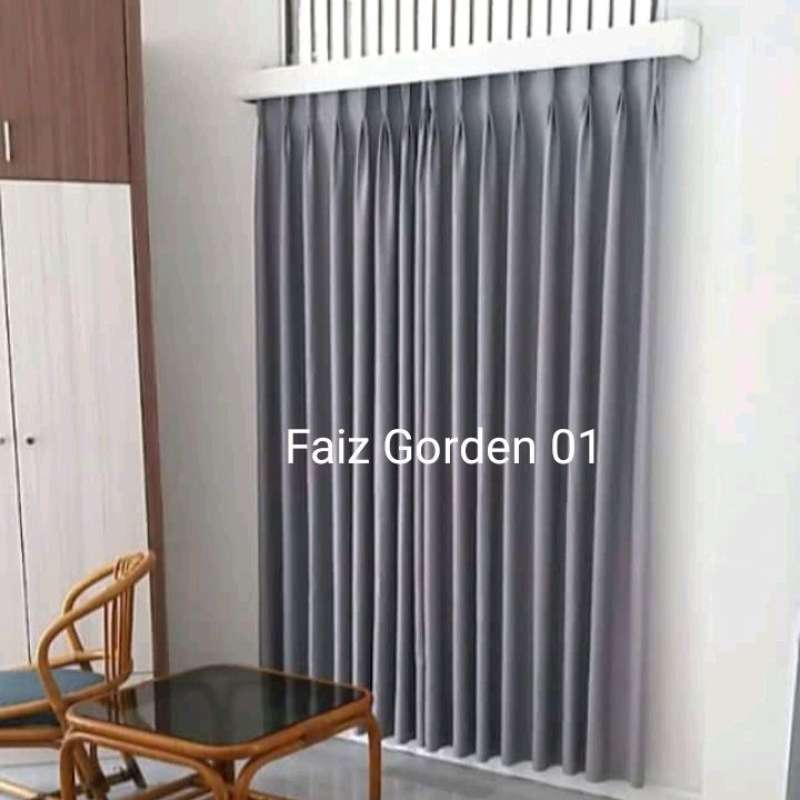 Promo Gorden Jendela Minimalis Blackout Import Serat Premium Model ...