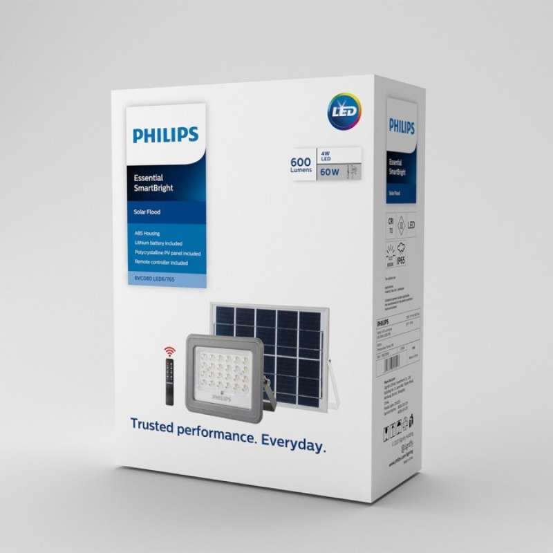 Jual PHILIPS BVC080 Solar Flood Light 7W Lampu Sorot Tenaga Surya LED 900lm di Seller Gudang ...