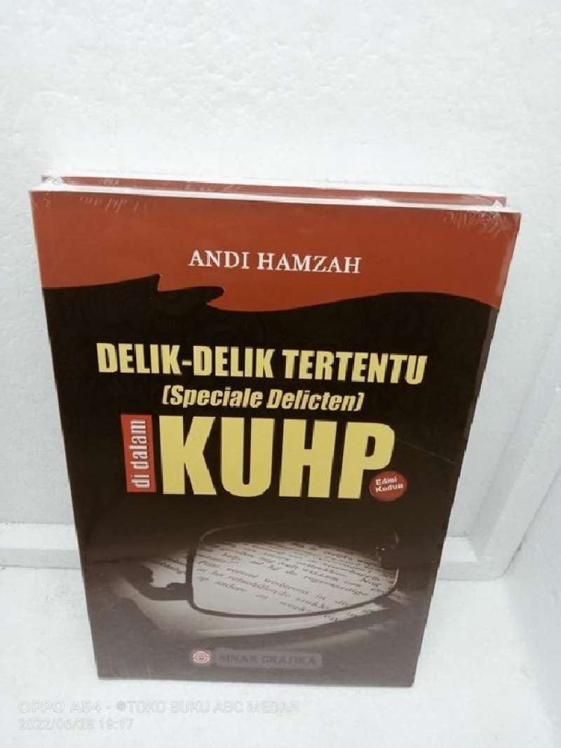 Jual BUKU DELIK-DELIK TERTENTU (SPECIALE DELICTEN) DI DALAM KUHP EDISI KE 2 di Seller TOKO BUKU ...