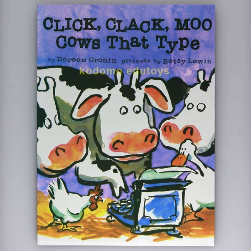 Jual Click,clack,moo Cows That Type By Doreen Cronin, Buku Import Anak ...