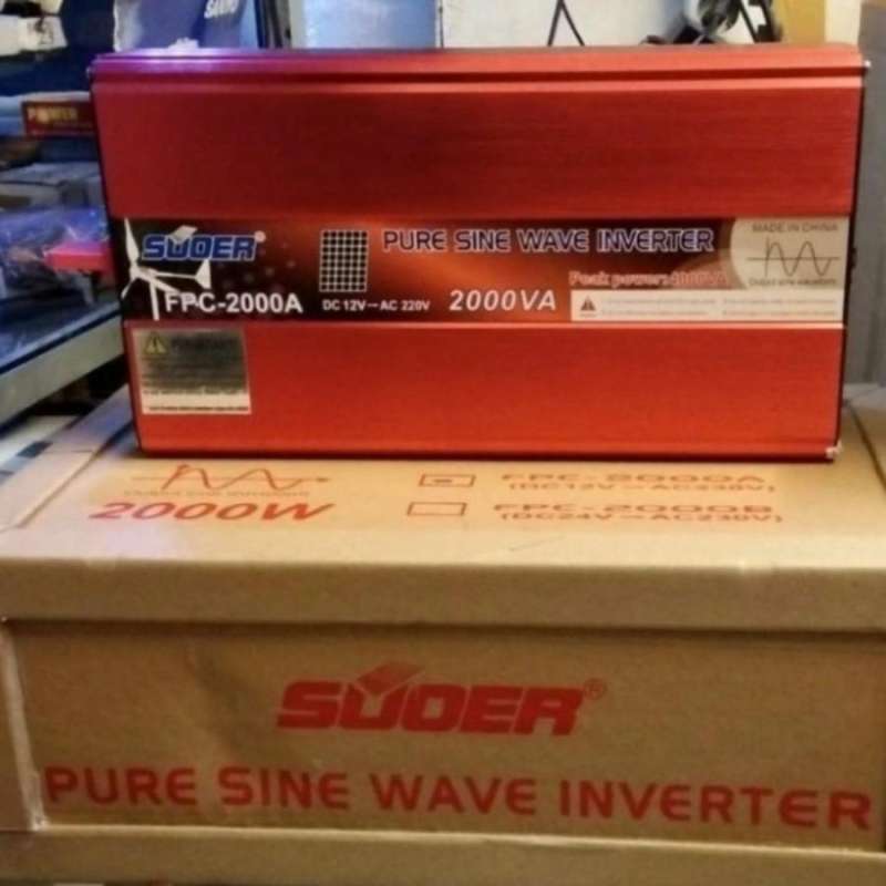 Jual Suoer Pure Sine Wave Inverter Sinus Murni 2000 Watt 12 Volt Fpc 2000 Di Seller Davidstore21 ...