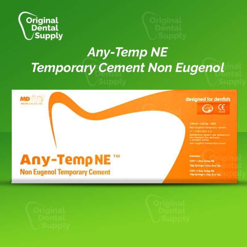 Promo Any-temp Temporary Cement For Crown & Bridge Non Eugenol Temp Bond Ne Diskon 23% Di Seller ...