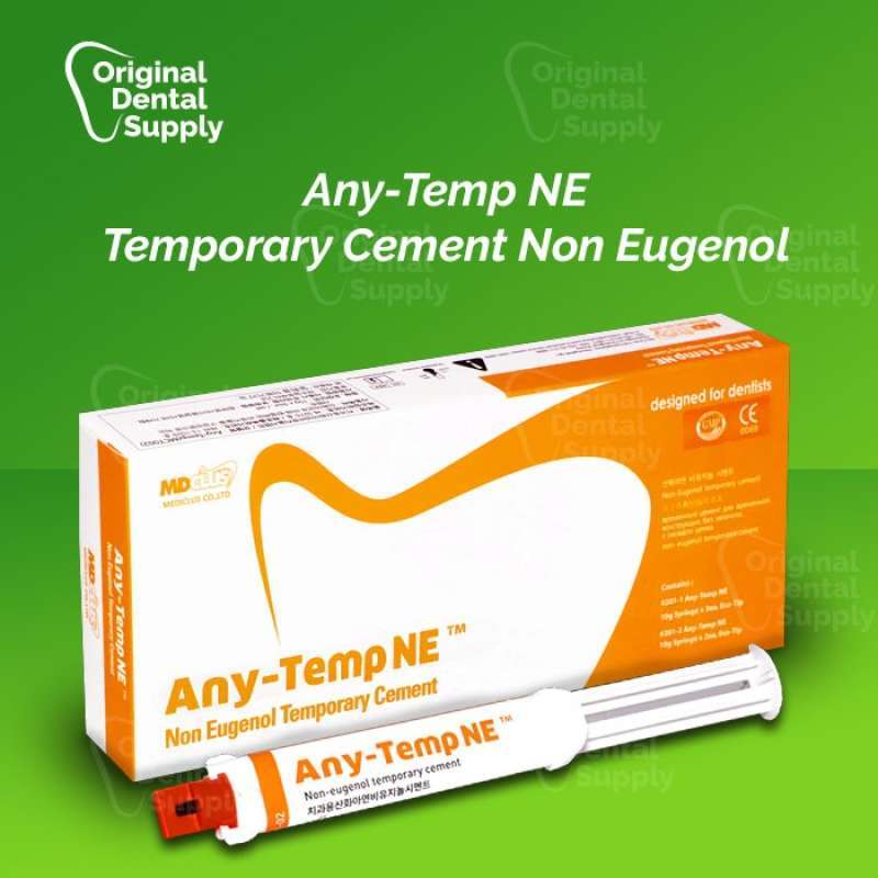 Promo Any-temp Temporary Cement For Crown & Bridge Non Eugenol Temp ...