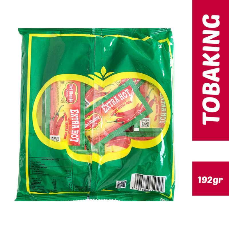 Jual Delmonte Saus Tomat Ketchup Sachet Saos Sambal Extra Hot Chili ...