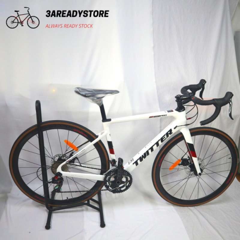 Promo TWITTER STEALTH PRO ROADBIKE CARBON 24 SPEED FULL INNER CABLE ...