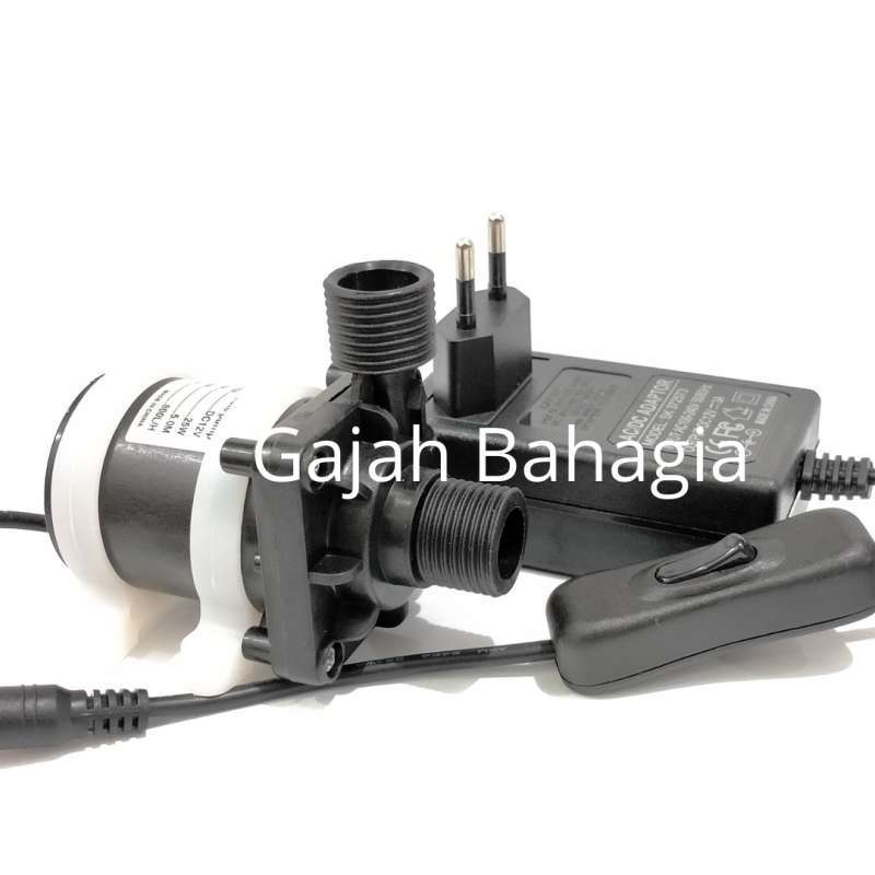 Jual Pompa Celup Dc 12v Submersible Pump 12 Volt Paket Adaptor 12v Di ...