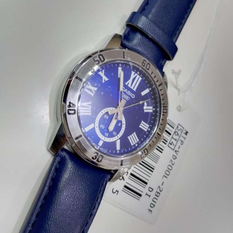 Jual Jam Tangan Pria Kulit Casio Original Mtp Vd200l 1b 2b Di Seller Casis Watch Senen Kota