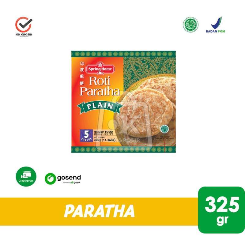 Promo Roti Paratha TYJ Spring Home / Roti India 325gr (KHUSUS INSTANT ...