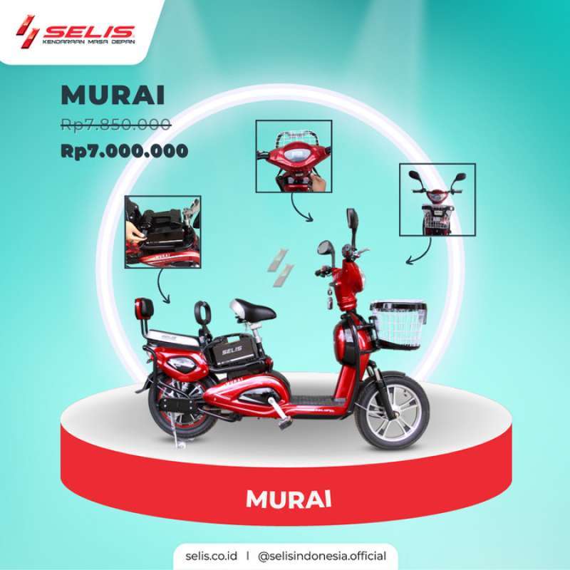 Jual Sepeda Listrik Selis Tipe Murai Di Seller Yesen Store Tick - Tegal ...