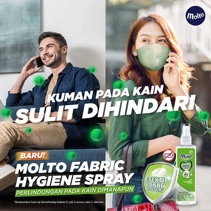 Jual Molto Fabric Hygiene Spray Anti Bacterial [100 Ml] Di Seller ...