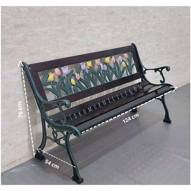 Jual kursi taman murah kursi taman 2 dudukan kursi tunggu kursi bank ...