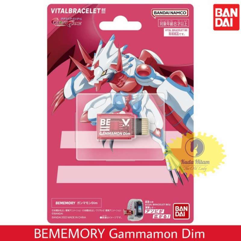 Jual Bandai Vital Bracelet BE Memory Digimon BEMEMORY Gammamon Dim Card ...