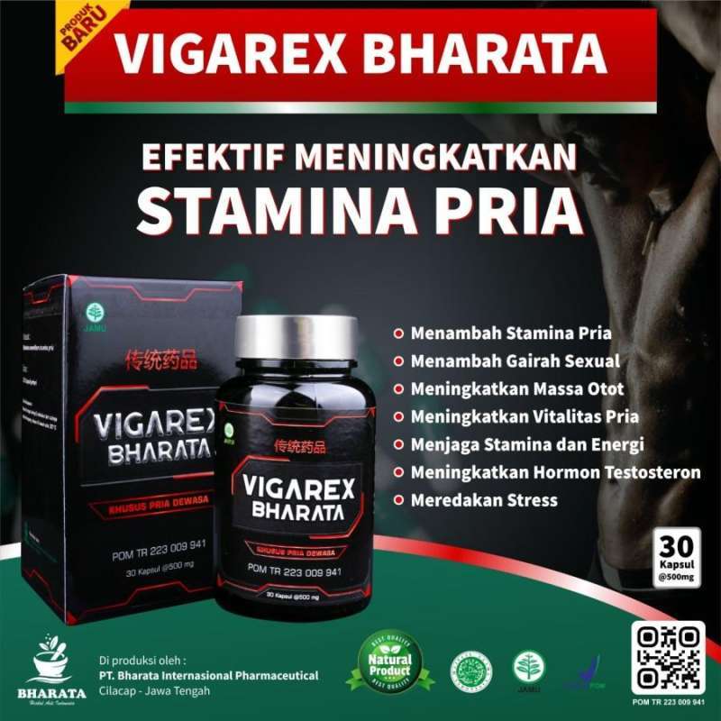 Jual Vigarex Bharata - Kemasan 500gr Isi 30 Kapsul Bharata Official ...