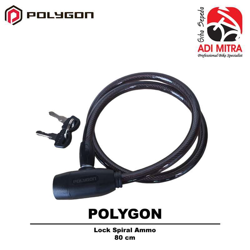 Jual Kunci Sepeda Polygon Lock Spiral Ammo di Seller ADIMITRA ONLINE ...
