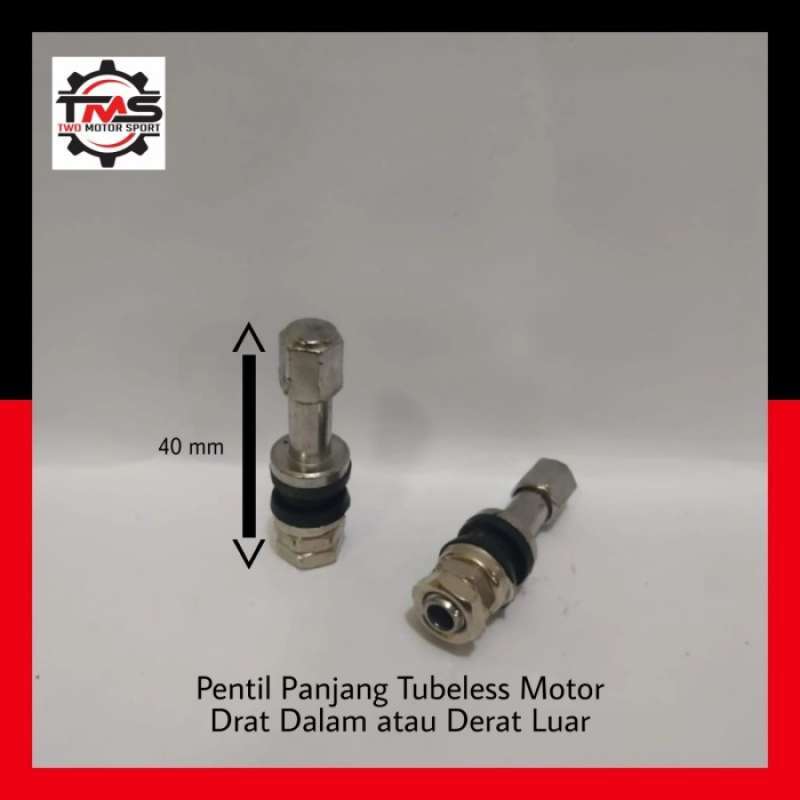 Jual PENTIL BESI BAN TUBELESS PENTIL PANJANG DRAT DALAM DRAT LUAR di ...