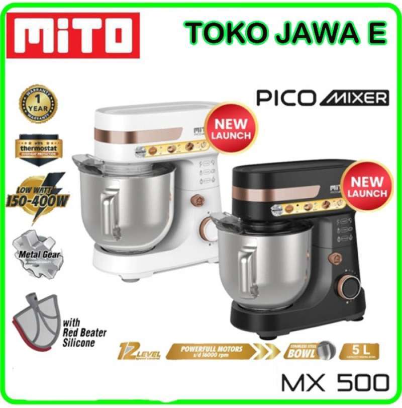 Jual New Mito Pico Stand Mixer Mx 500 Pengaduk Adonan Kue 5 Lt Mx500 Mx-500 Di Seller Thunder ...