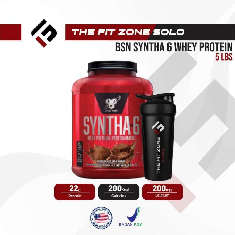 Jual Bsn Syntha6 Syntha-6 5Lbs Whey Protein NOT Whey Gold Standard di ...