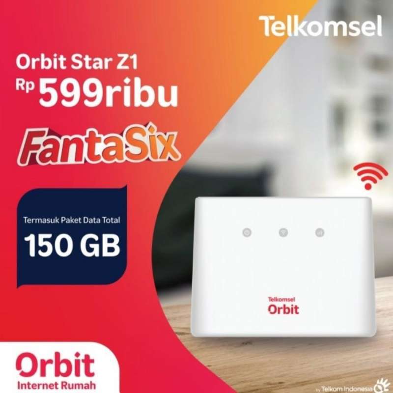 Jual Telkomsel Orbit Star Z1 Modem Wifi 4G High Speed Bonus Data 150GB ...