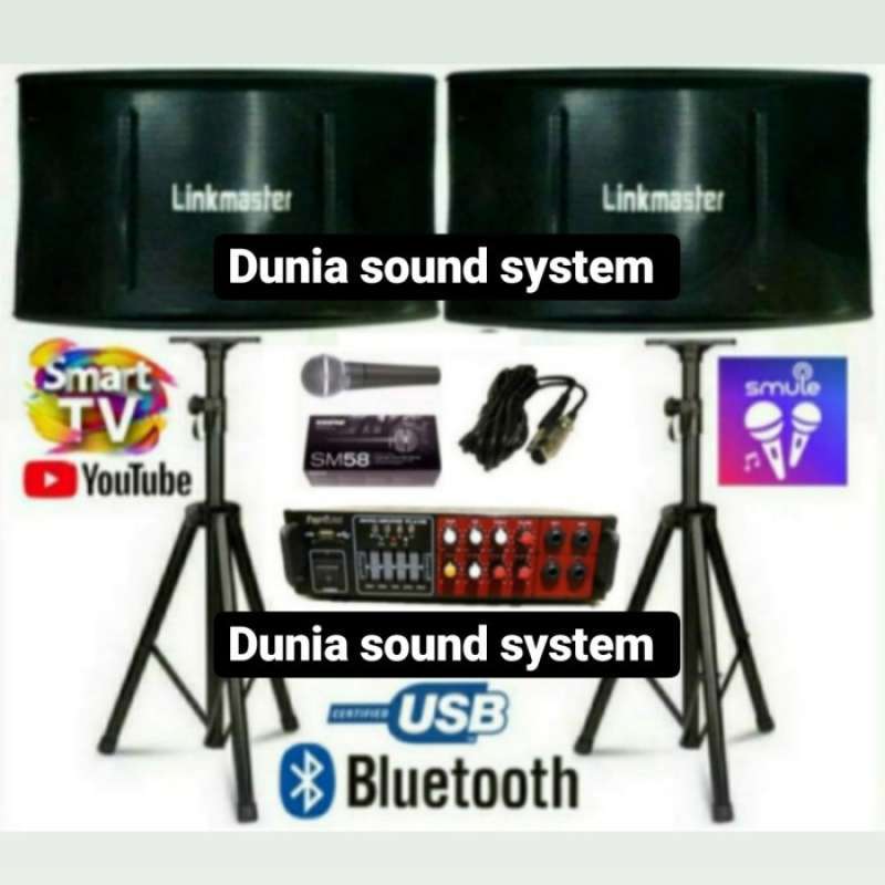 Promo Paket sound system karaoke linkmaster lengkap murah meriah Diskon ...