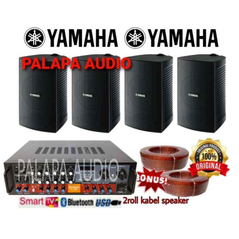 Jual PAKET SOUND SYSTEM AUDIO CAFE / RESTORAN AMPLIFIER + 4 UNIT ...