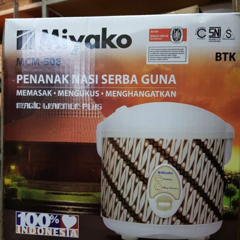 Jual Penanak Nasi - Magic Com Miyako Mcm-508 Batik Parang Di Seller ...