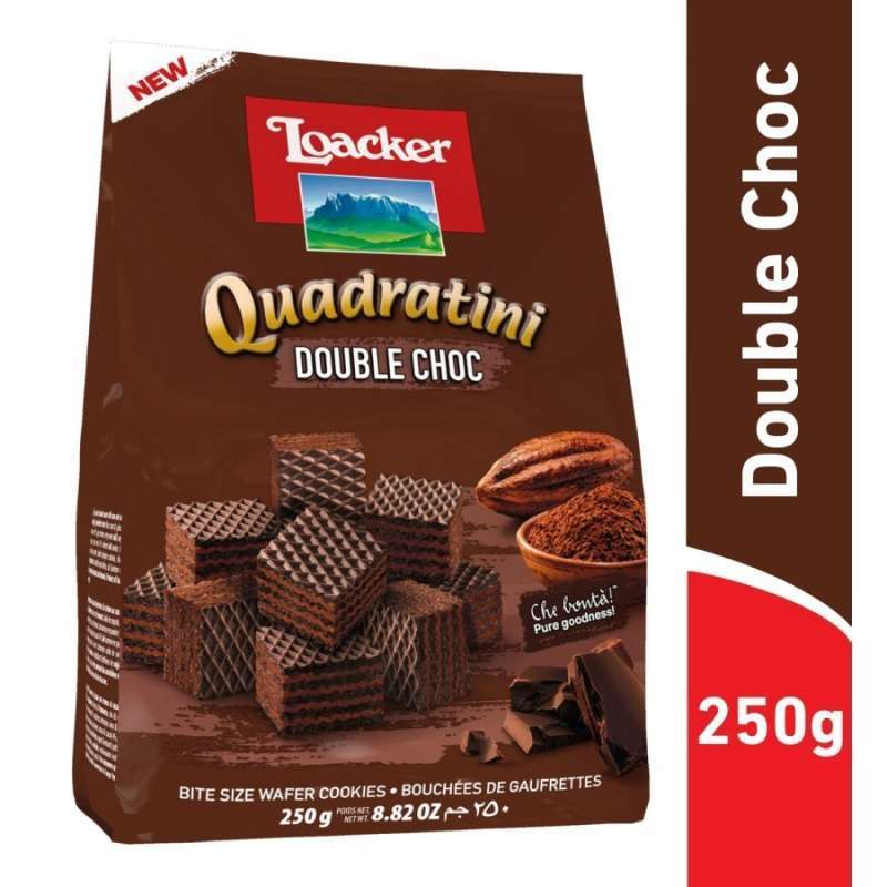 Jual Loacker Quadratini Double Chocolate Crispy Wafer 250g di Seller ... Jual Loacker Quadratini Double Chocolate Crispy Wafer 250g di Seller ...