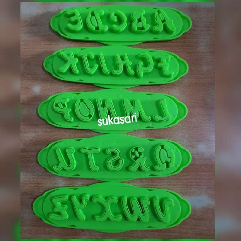 Promo Cutter Plastic Alphabeth (6) / cutter huruf emboss Diskon 58% di ...