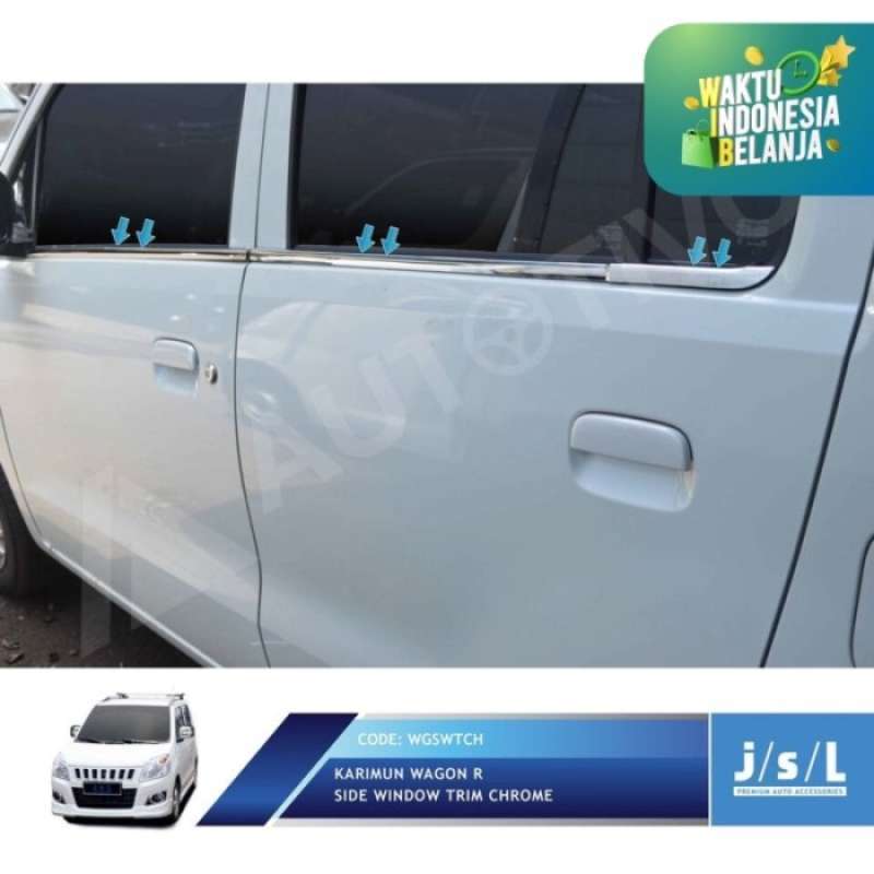 Jual Jsl List Kaca Samping Karimun Wagon R Side Window Trim Chrome Di ...