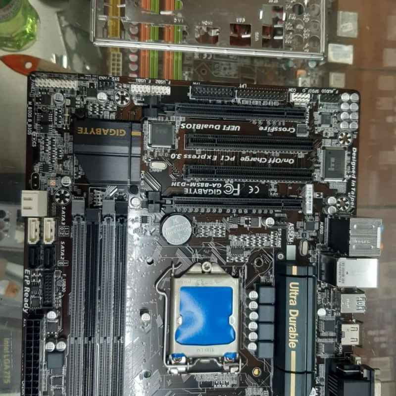 Jual motherboard gygabite h81 ga-b85m-d3h dan assus b85m-g murahhh di Seller Berkah jaya ...