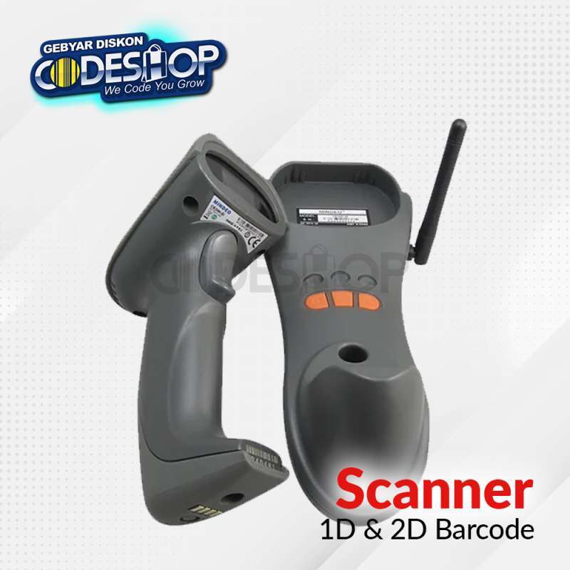 Promo Scanlogic Cs-3290 2d Scanner Barcode Wireless Usb Serial Rs-232 ...