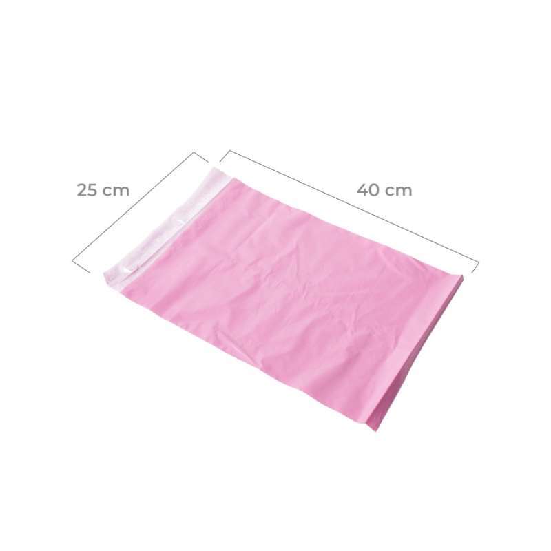 Jual Plastik polymailer 25 x 40 Pink packaging Kantong Amplop isi 100 ...