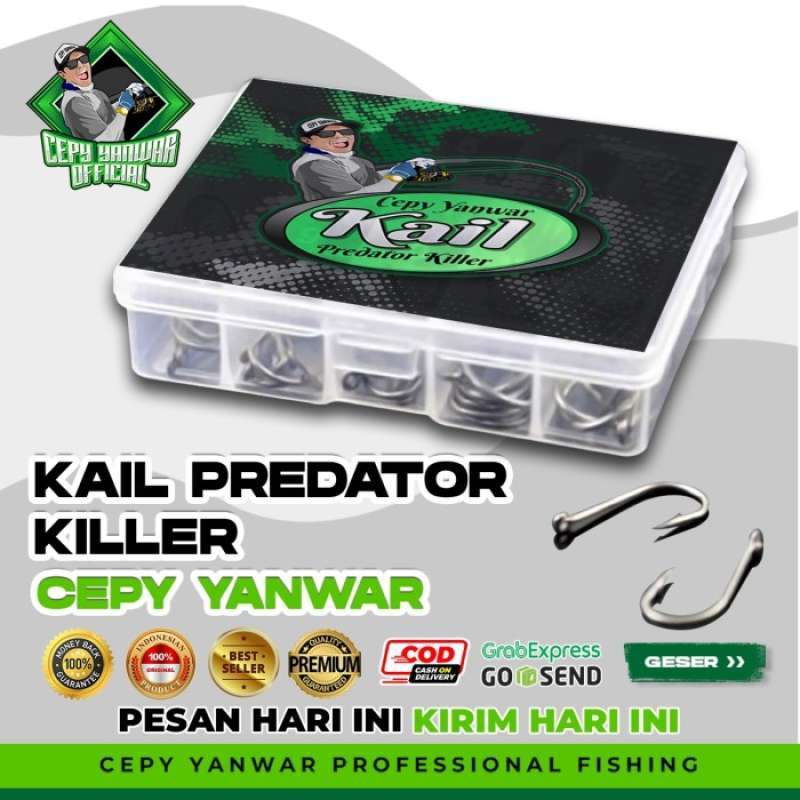 Jual Original Kail Mata Pancing Ikan Carbon By Cepy Yanwar Satu Set 70 ...
