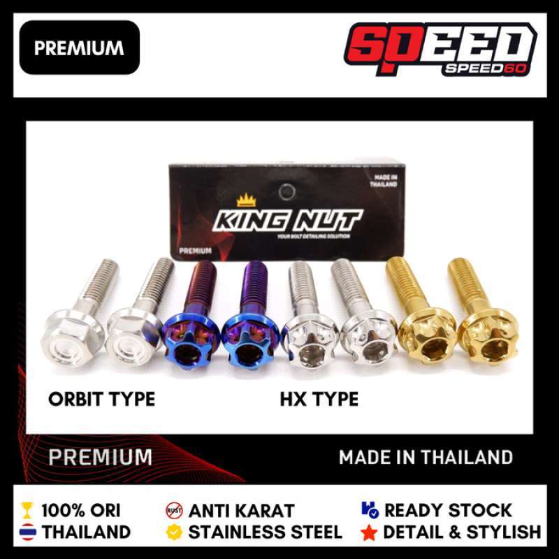 Jual PROBOLT BAUT BEHEL HONDA ADV PCX 150 160 STAINLESS KING NUT THAILAND di Seller Ada Semua ...