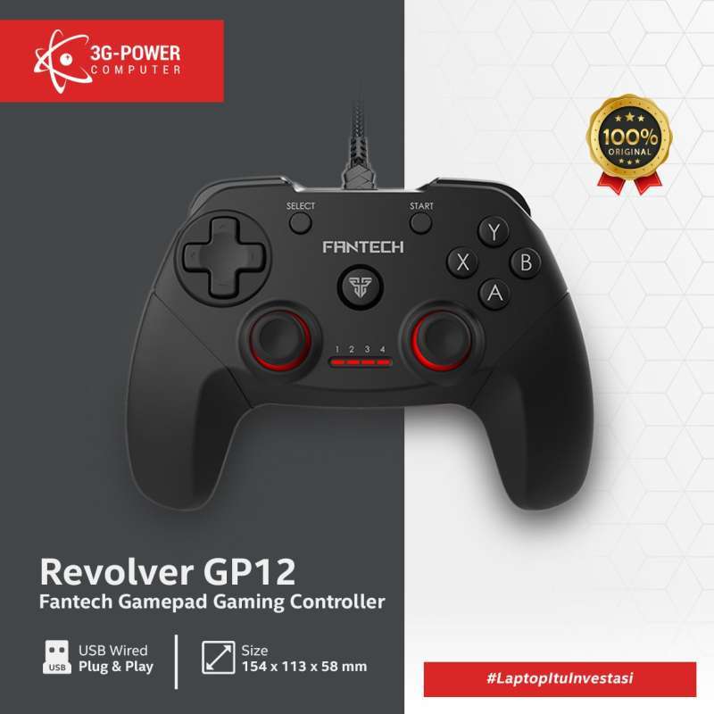 Promo Fantech REVOLVER GP12 Gaming Controller Gamepad / Joystick USB ...