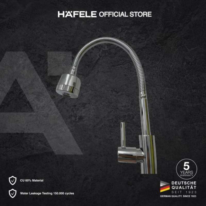 Promo HAFELE Moveable Kitchen Tap Spout - Kran Keran Air Dapur - Chrome ...