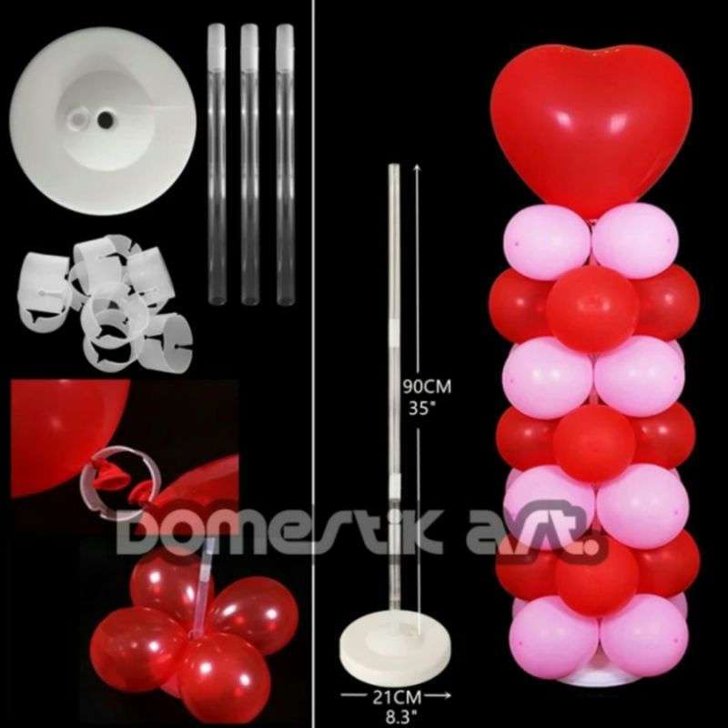Promo Standing Balon Dekorasi Bulat / Tiang Dekorasi Balon Bulat ...