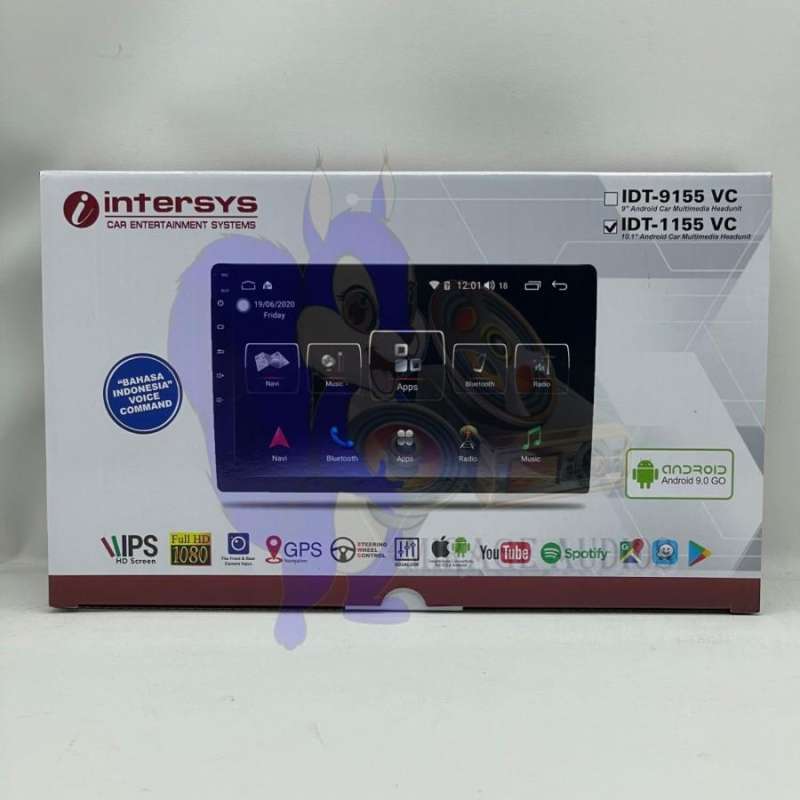 Jual Head Unit Android Intersys 1155VC Voice Comand Carplay 10 inch for ...
