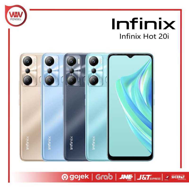 Promo Hp Infinix Hot 20i Ram 4gb Internal 128gb Garannsi Resmi Diskon ...