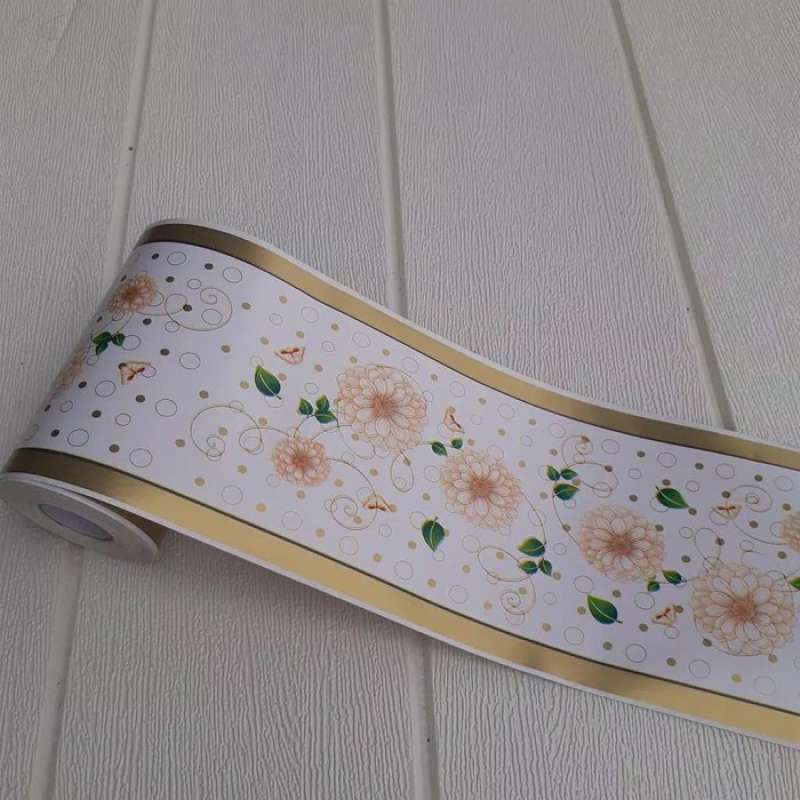 Jual Wall Border Sticker Dinding 10 Cm X 10 Mtr / Ada Perekatnya Di ...