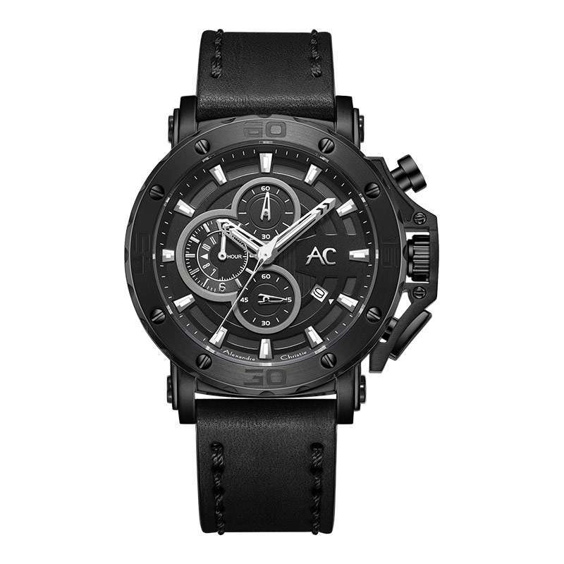 Jual Jam Tangan Pria Alexandre Christie Chronograph AC 9205 BC LIPBA ...