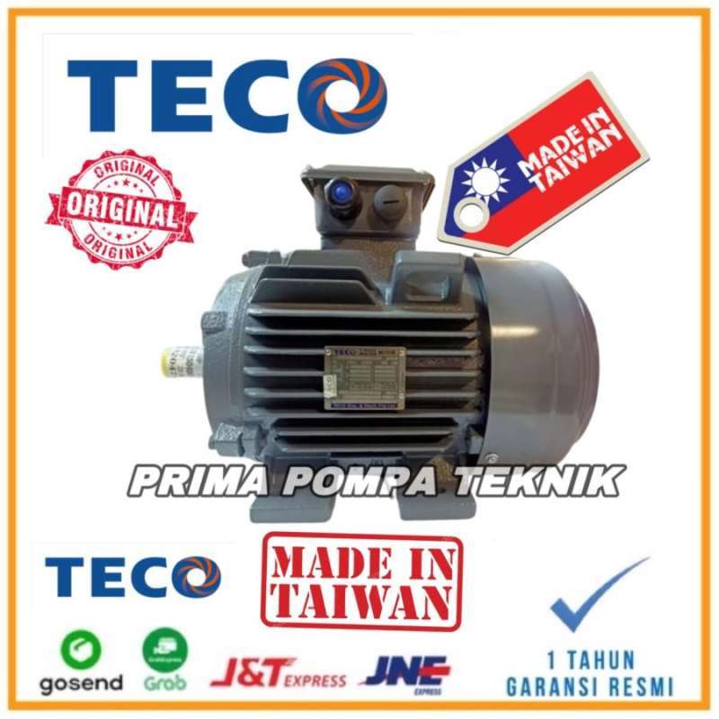 Jual Dinamo Elektro Motor Teco 7.5Kw 10Hp 10PK 3Phase 4poles di Seller PRIMA POMPA TEKNIK ...