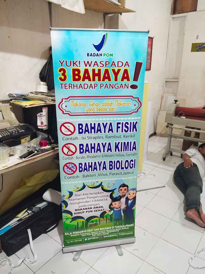 Jual Roll Up Banner Alumunium Uk 60 X 160 Plus Printing Di Seller ...