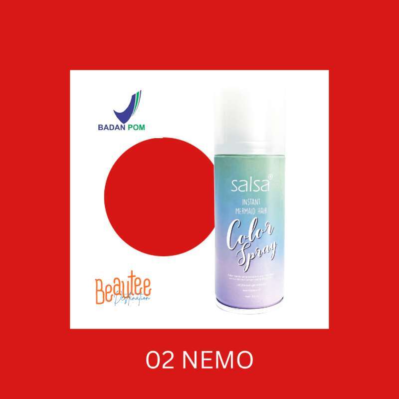 Jual Salsa Instant Mermaid Hair Color Spray | Semir Rambut Temporary ...