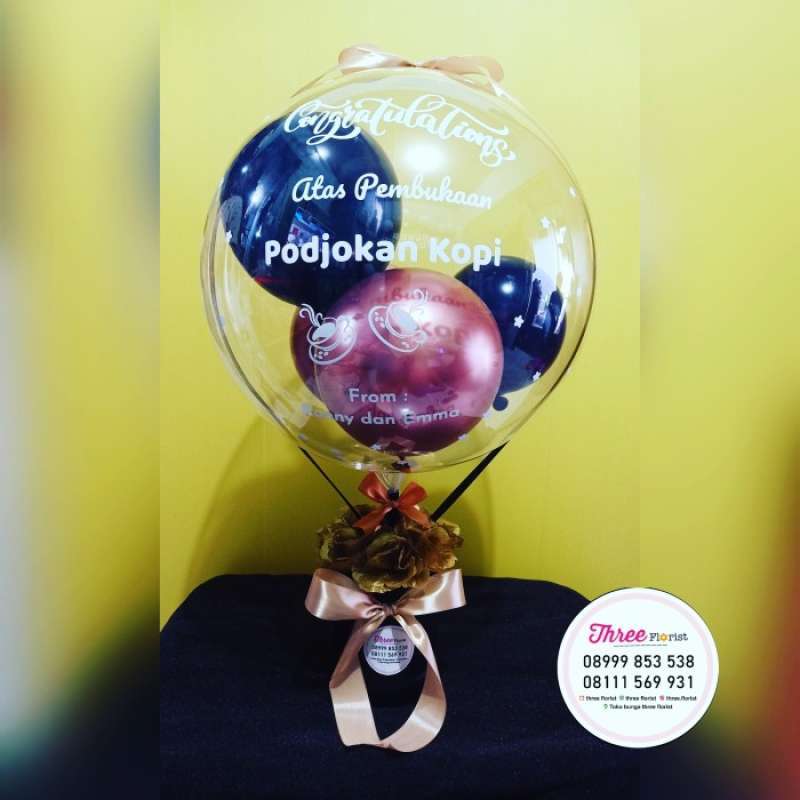 Jual box bunga balon ucapan congratulations / hadiah grand opening ...