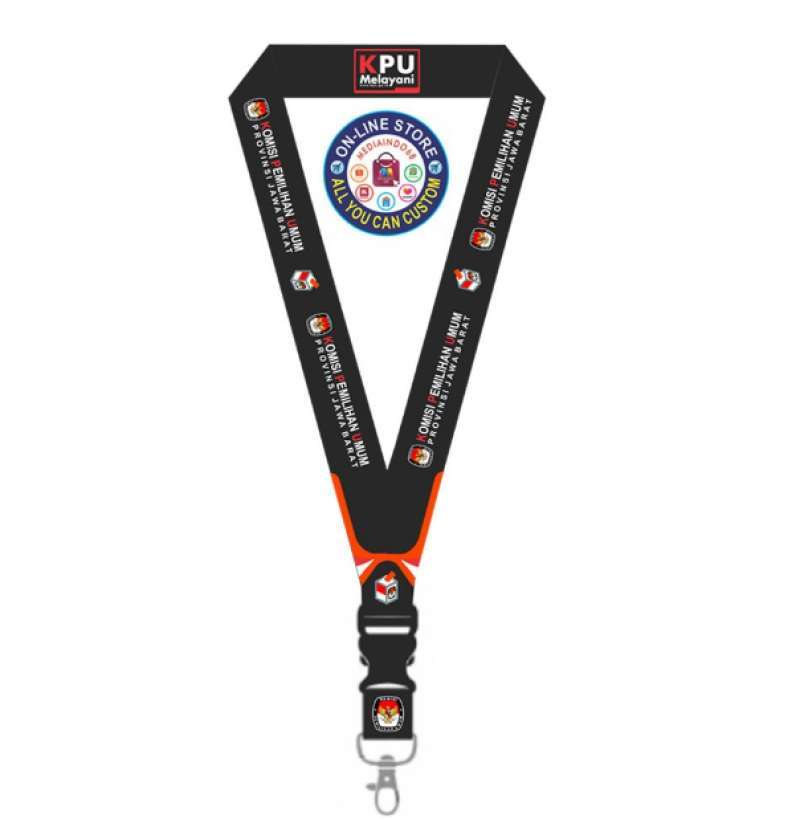 Jual Custom Lanyard Printing +id Card Kpu-ppk-pps ( Paket Termurah ...