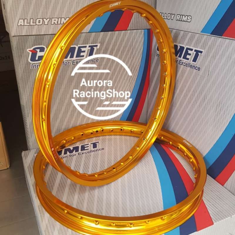 Promo Velg Comet W Shape Ring 17 X 140 / 160 Warna Gold Diskon 35% Di ...