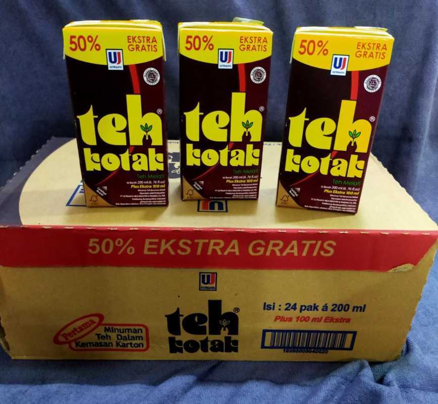 Jual COD // Teh Kotak 200 Ml Plus Ekstra 100 Ml // Teh Kotak Rasa ...