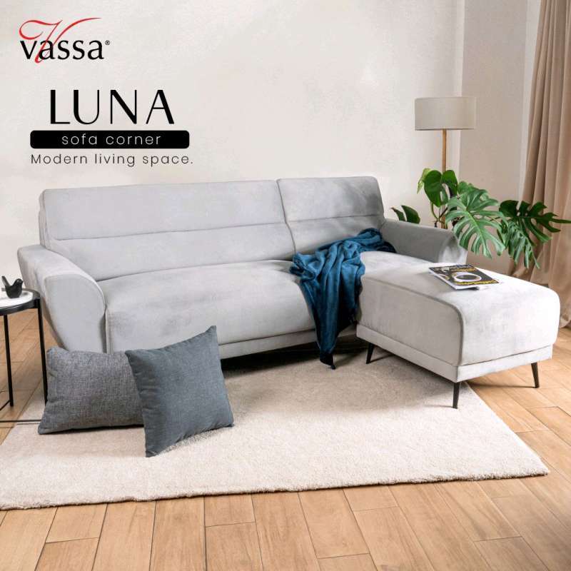 Promo Sofa L Luna By Vassa Sofa - Sofa L Minimalis Diskon 46% Di Seller ...